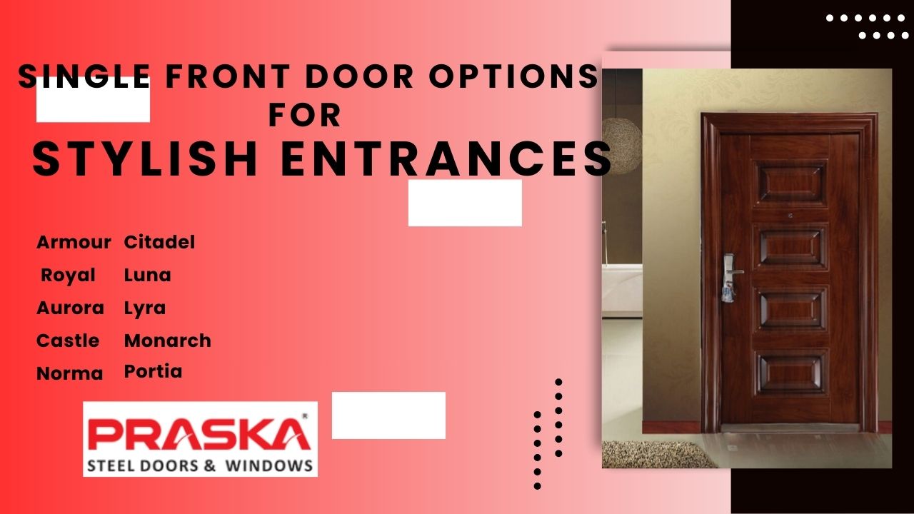 Durable & Elegant Single Panel Doors | Quality by Praska Doors